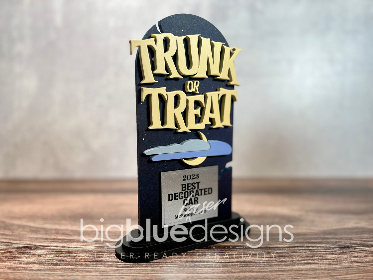 Trunk or Treat Awards – Big Blue Laser Designs