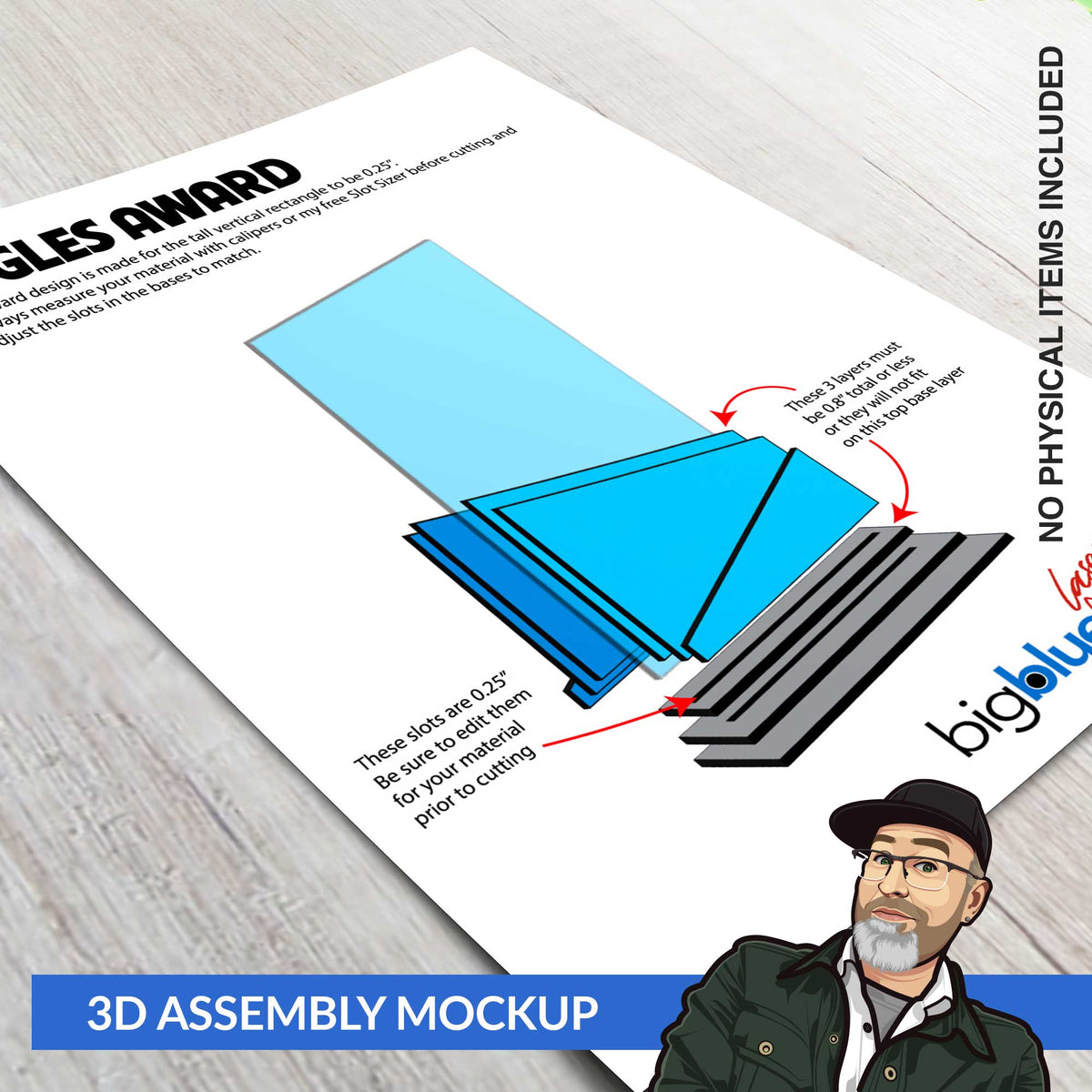 Angles Award (FREE with any $7+ purchase) – Big Blue Laser Designs