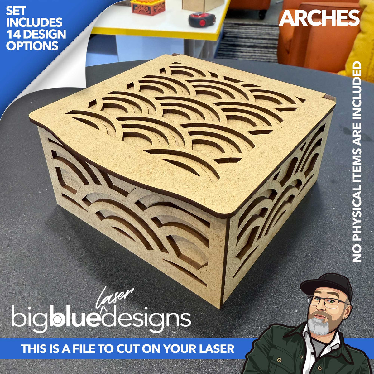 Set of Medium Sized Decorative Hinged Boxes (14 Design Options) – Big ...