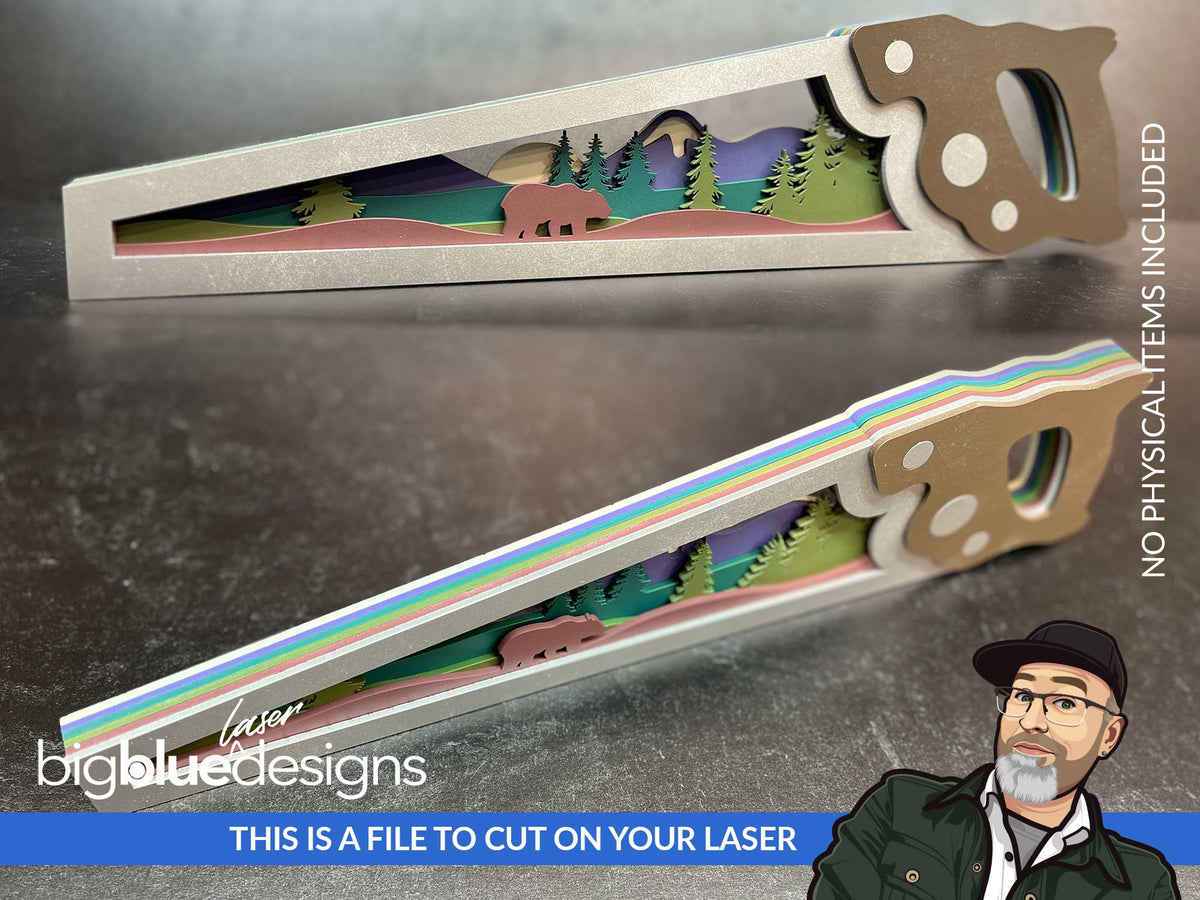 Handsaw Landscapes Set – Big Blue Laser Designs