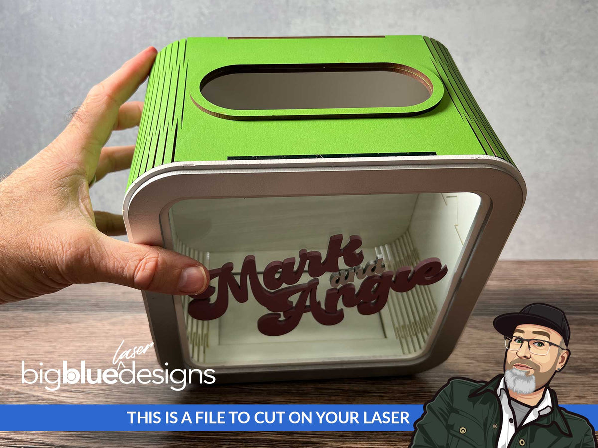 Large Living Hinge Box – Big Blue Laser Designs