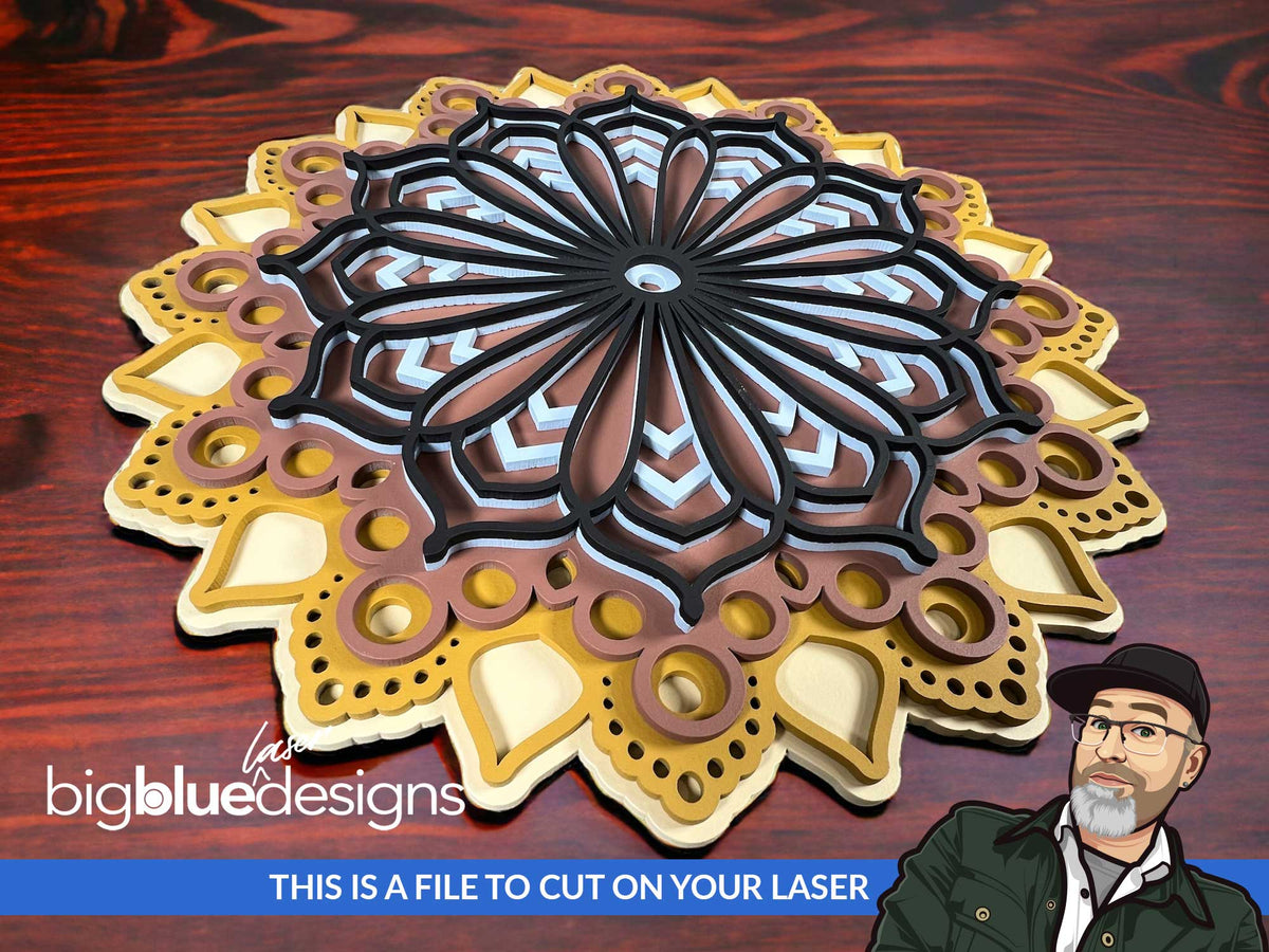 Layered Mandala 1 – Big Blue Laser Designs