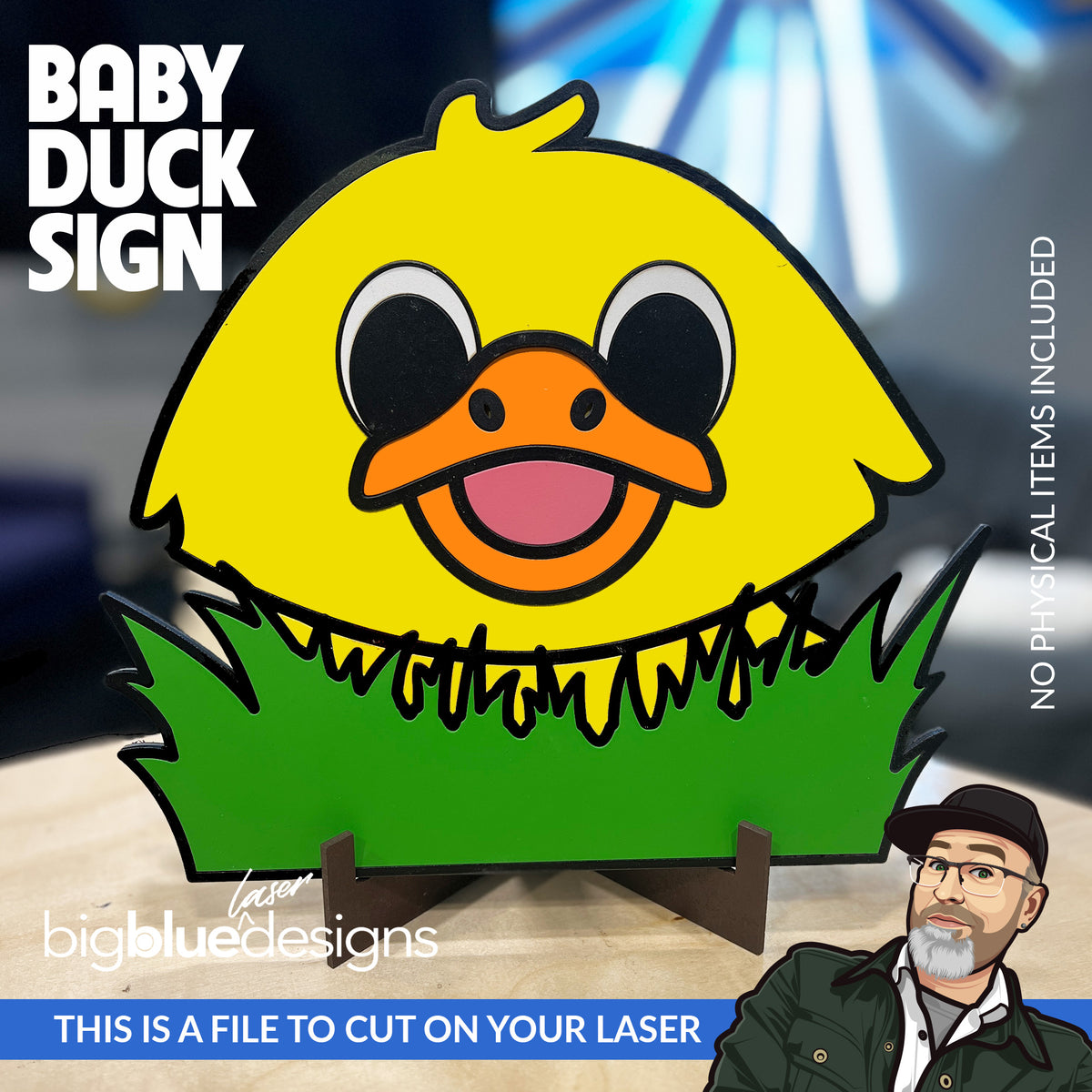 Baby Duck Sign – Big Blue Laser Designs