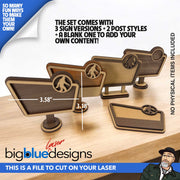 Big Blue Laser Designs