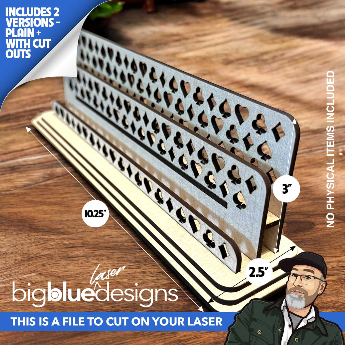 [VIP Exclusive] Card Holder – Big Blue Laser Designs