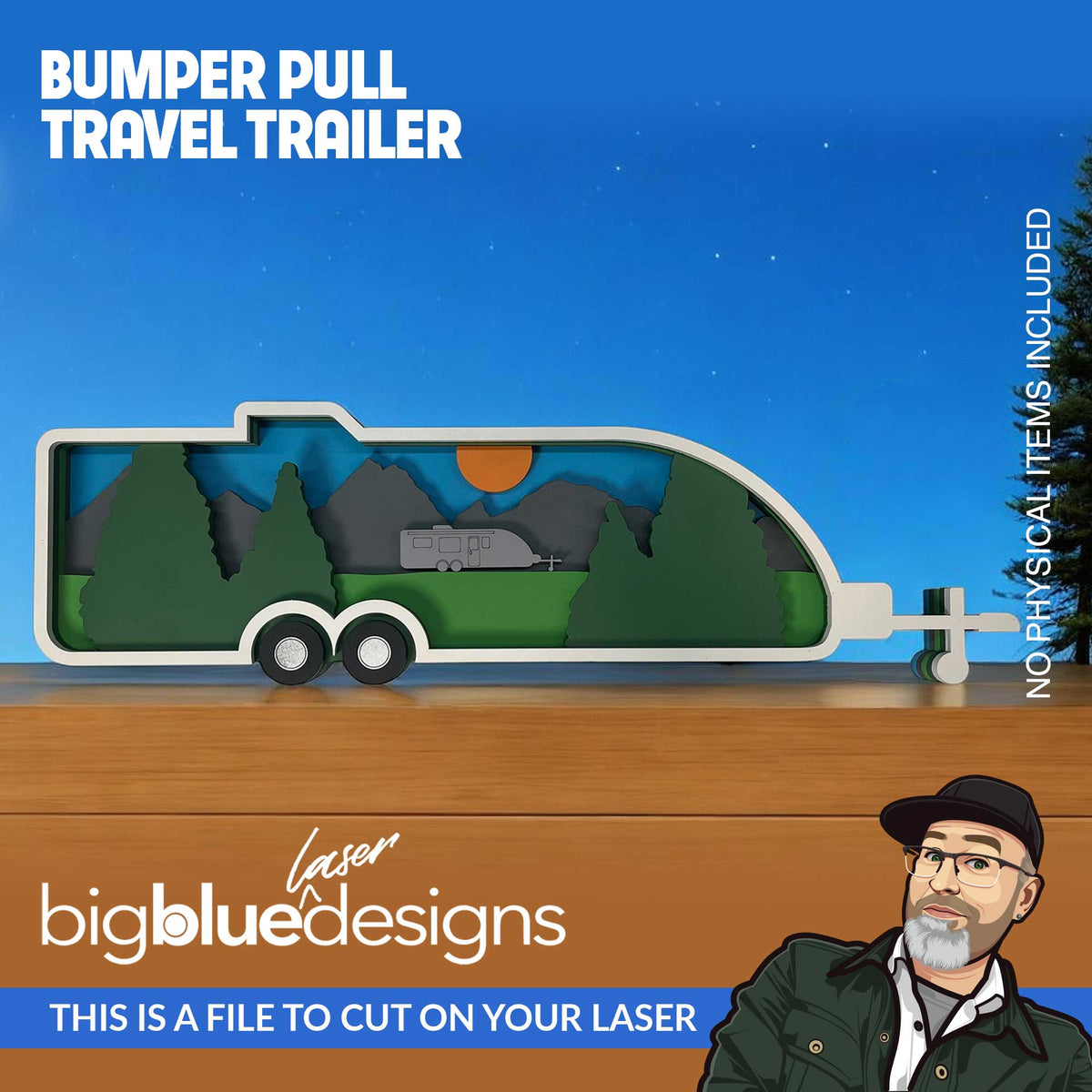 Layered Trailer Scenes Set (7) – Big Blue Laser Designs