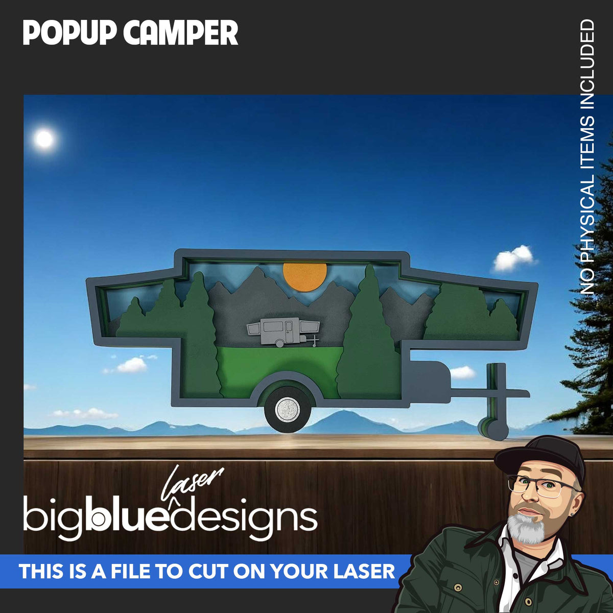 Layered Trailer Scenes Set (7) – Big Blue Laser Designs