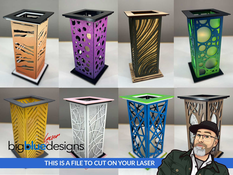 Tall Lantern Set (13 Designs) – Big Blue Laser Designs