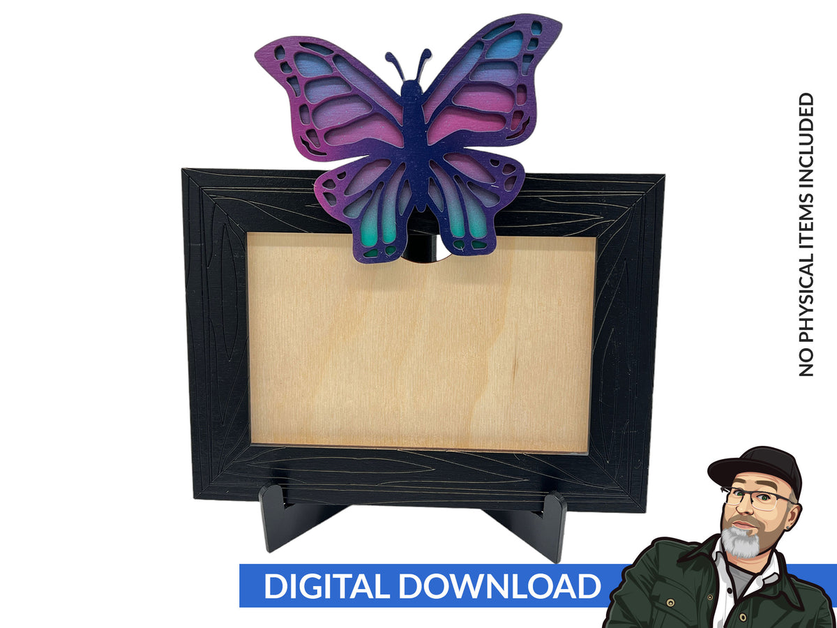 Baby Animal Picture Frame Set – Big Blue Laser Designs