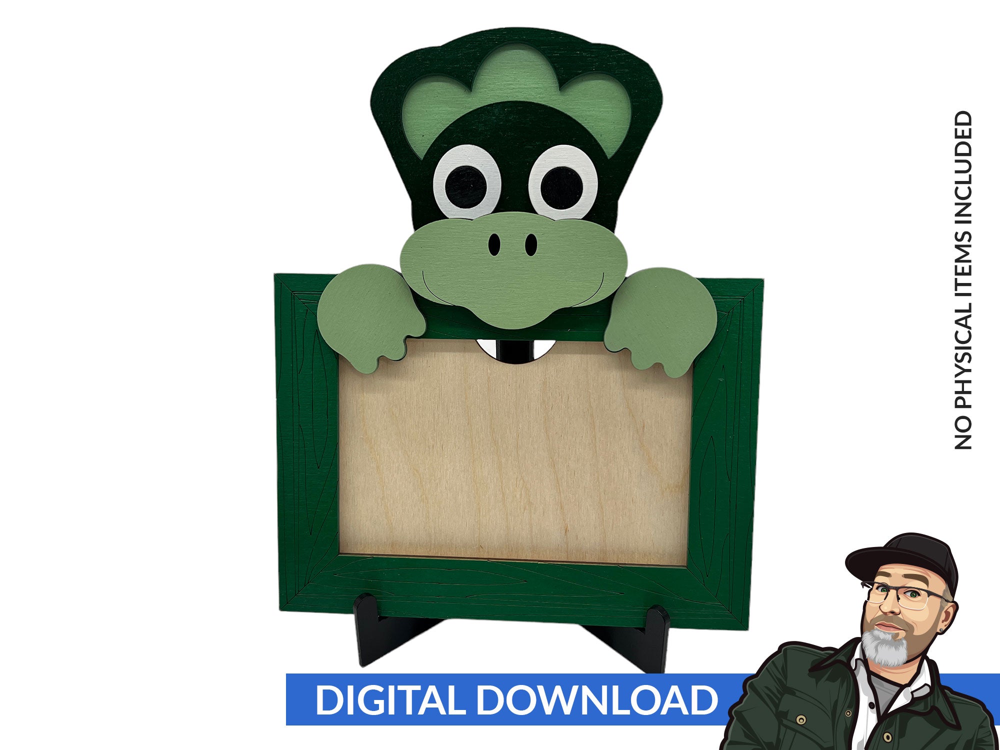 Baby Animal Picture Frame Set – Big Blue Laser Designs