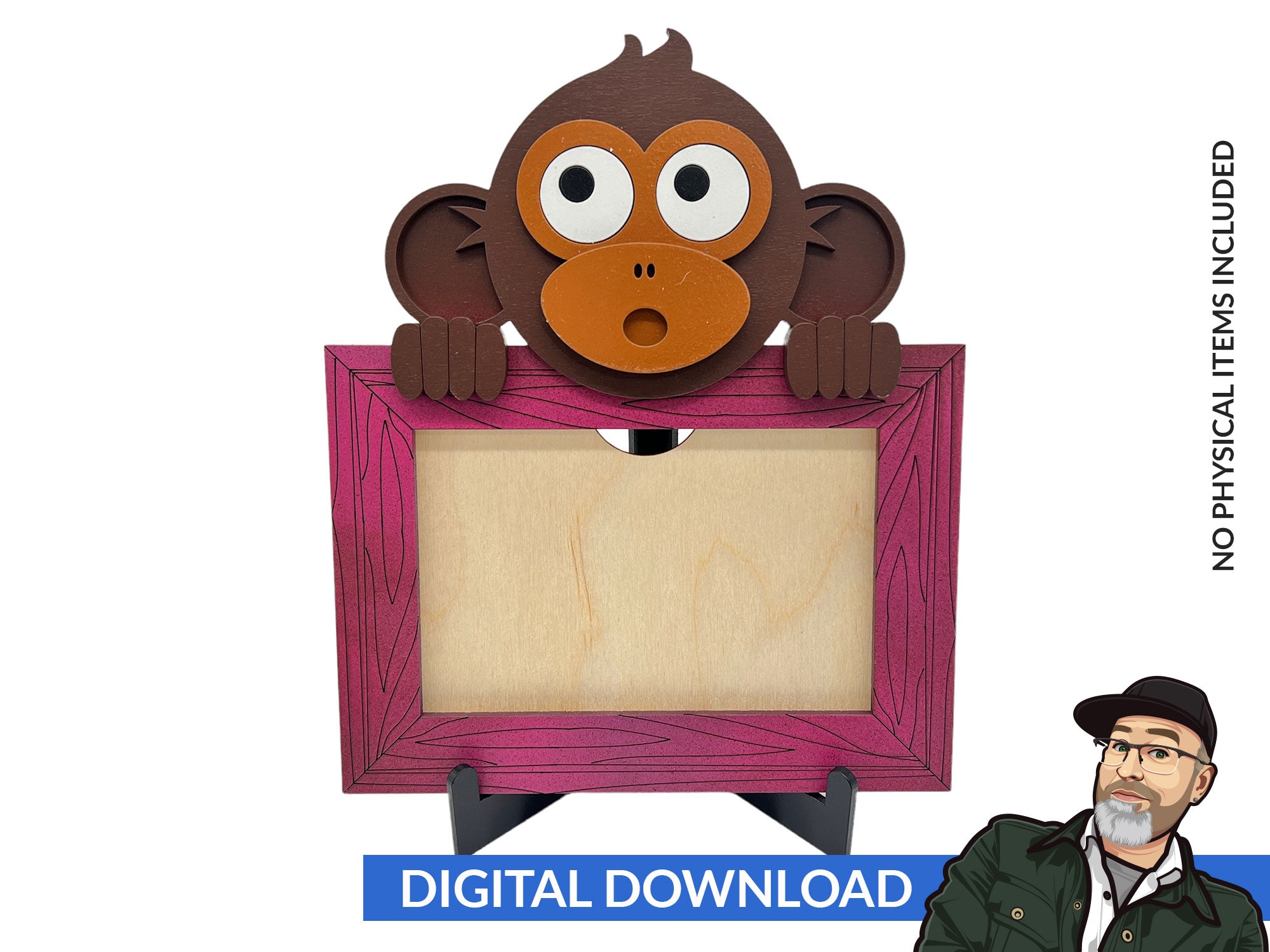 Baby Animal Picture Frame Set – Big Blue Laser Designs