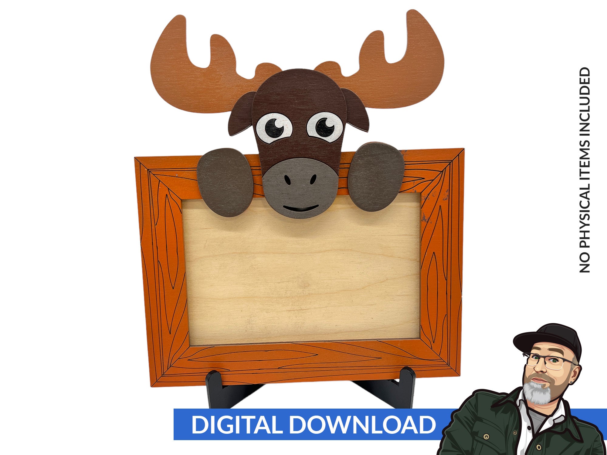 Baby Animal Picture Frame Set – Big Blue Laser Designs