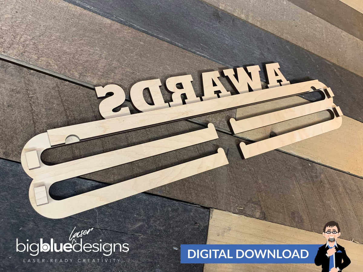 Awards Hanger (with 17 text options) – Big Blue Laser Designs