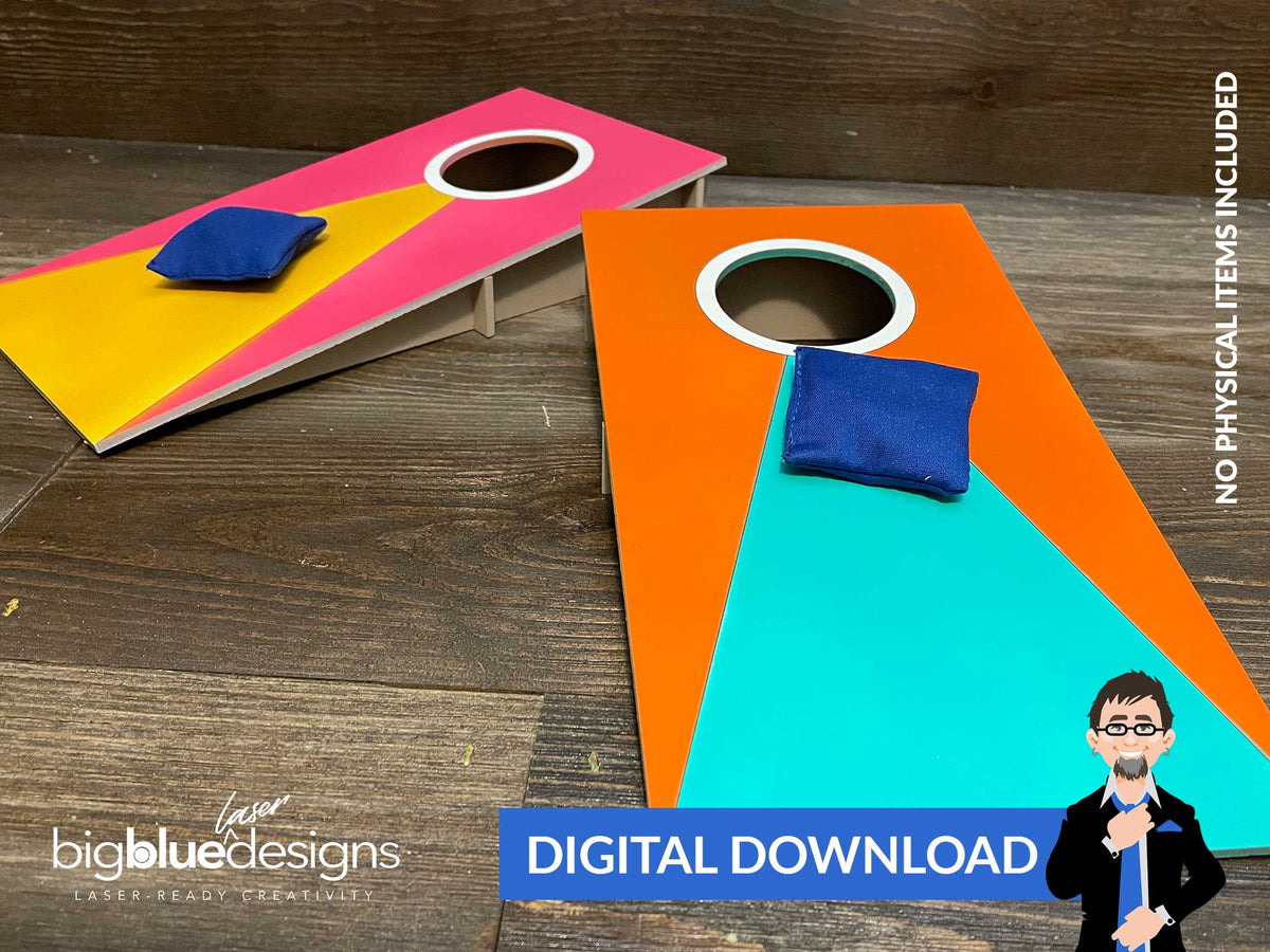 Tabletop Cornhole Game – Big Blue Laser Designs