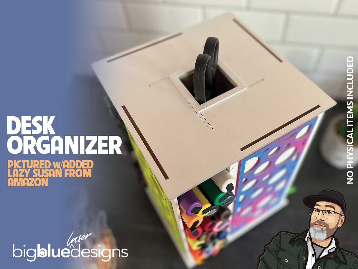 Desk Organizer – Big Blue Laser Designs