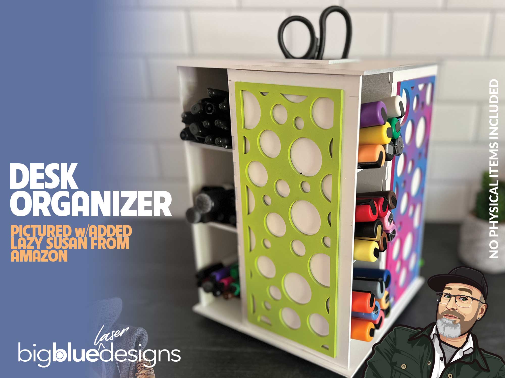 Desk Organizer – Big Blue Laser Designs