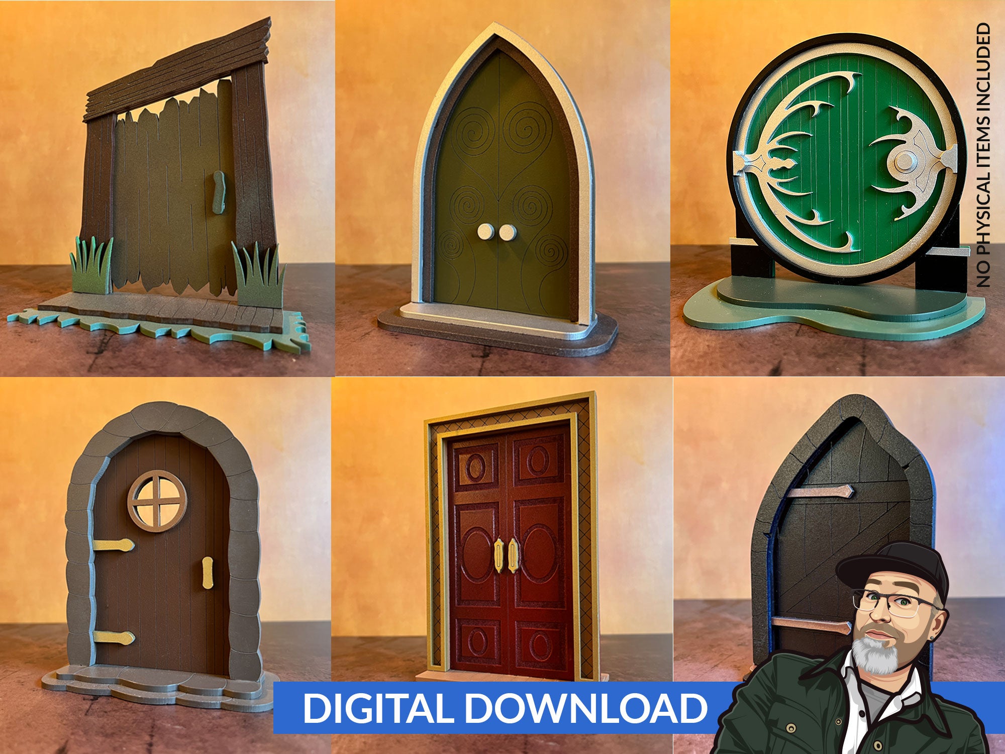 Fantasy Door Set – Big Blue Laser Designs