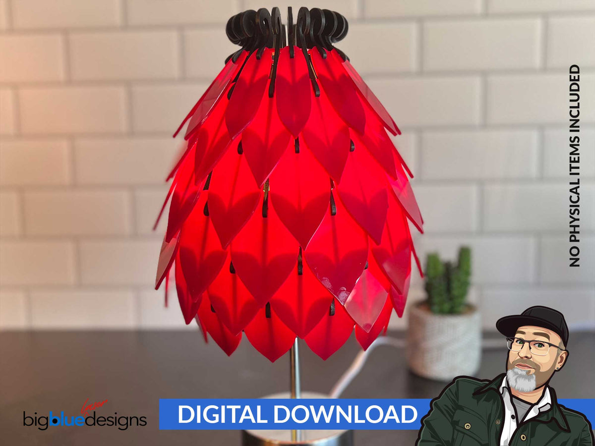 Spore Lamp Shade – Big Blue Laser Designs