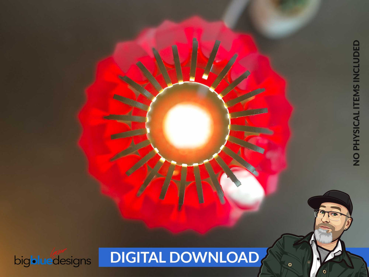 Spore Lamp Shade – Big Blue Laser Designs