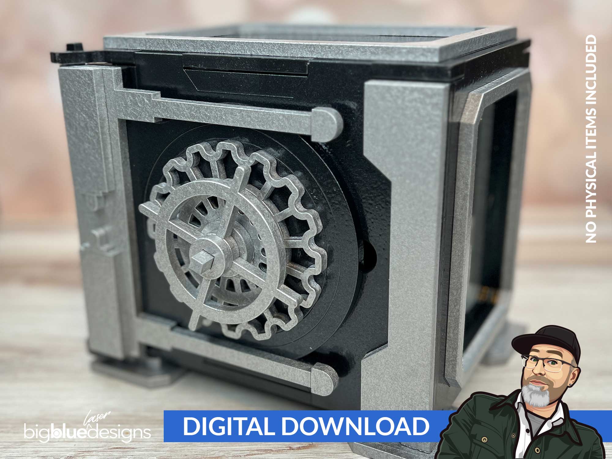 Vault Bank (2 Sizes) – Big Blue Laser Designs