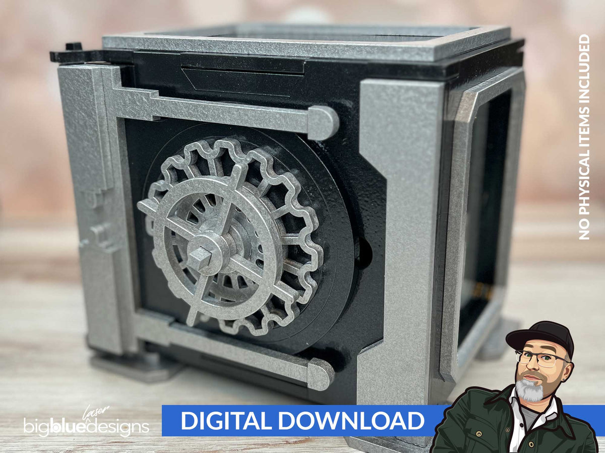Vault Bank (2 Sizes) – Big Blue Laser Designs