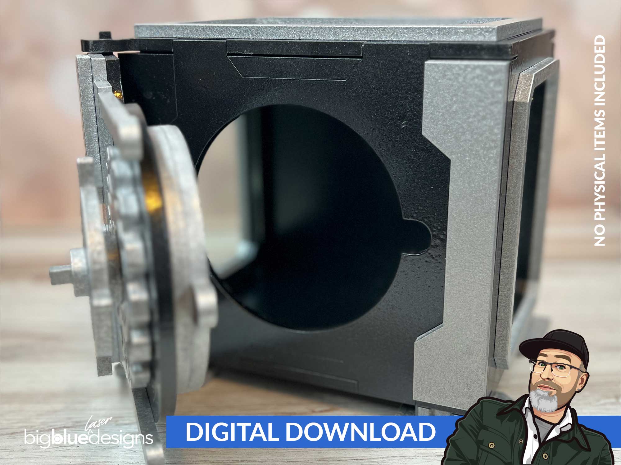 Vault Bank (2 Sizes) – Big Blue Laser Designs