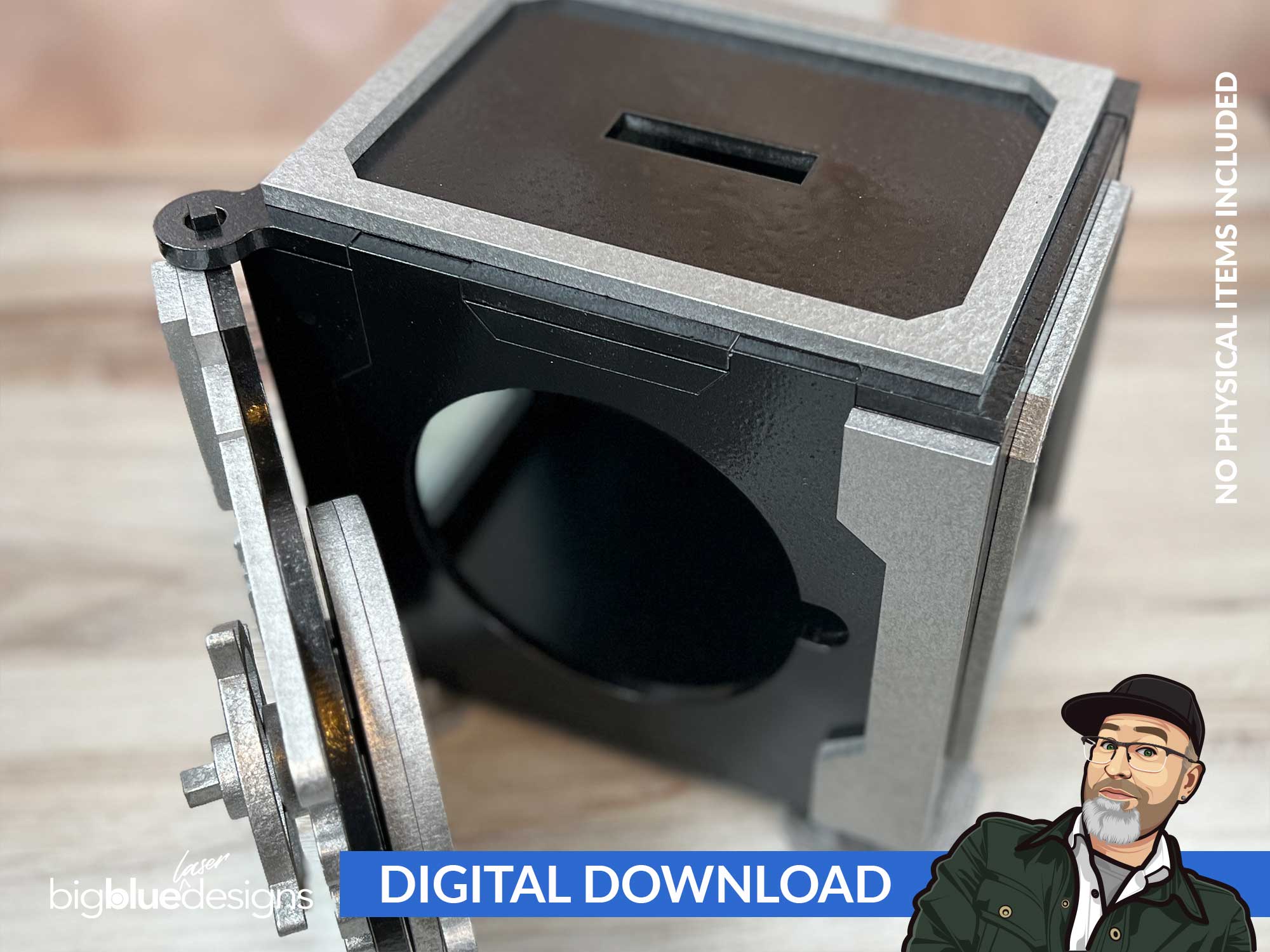 Vault Bank (2 Sizes) – Big Blue Laser Designs