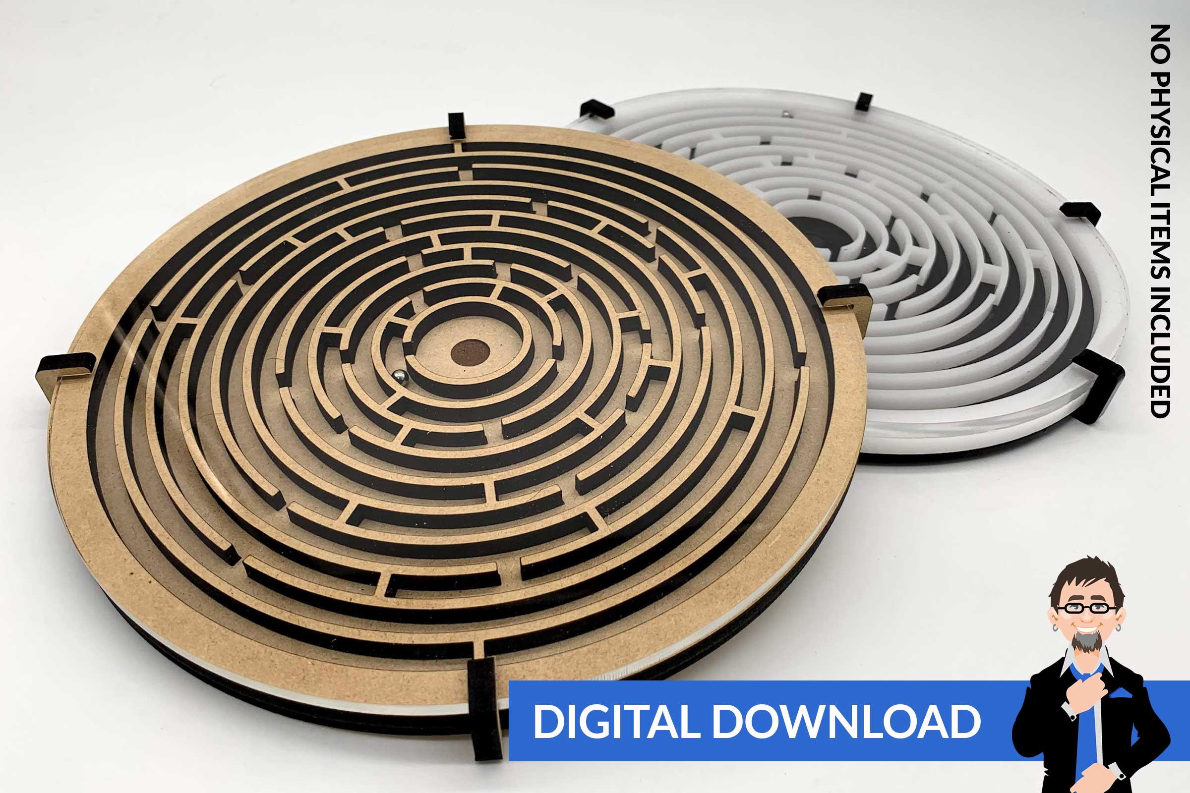 Ball Maze Game – Big Blue Laser Designs