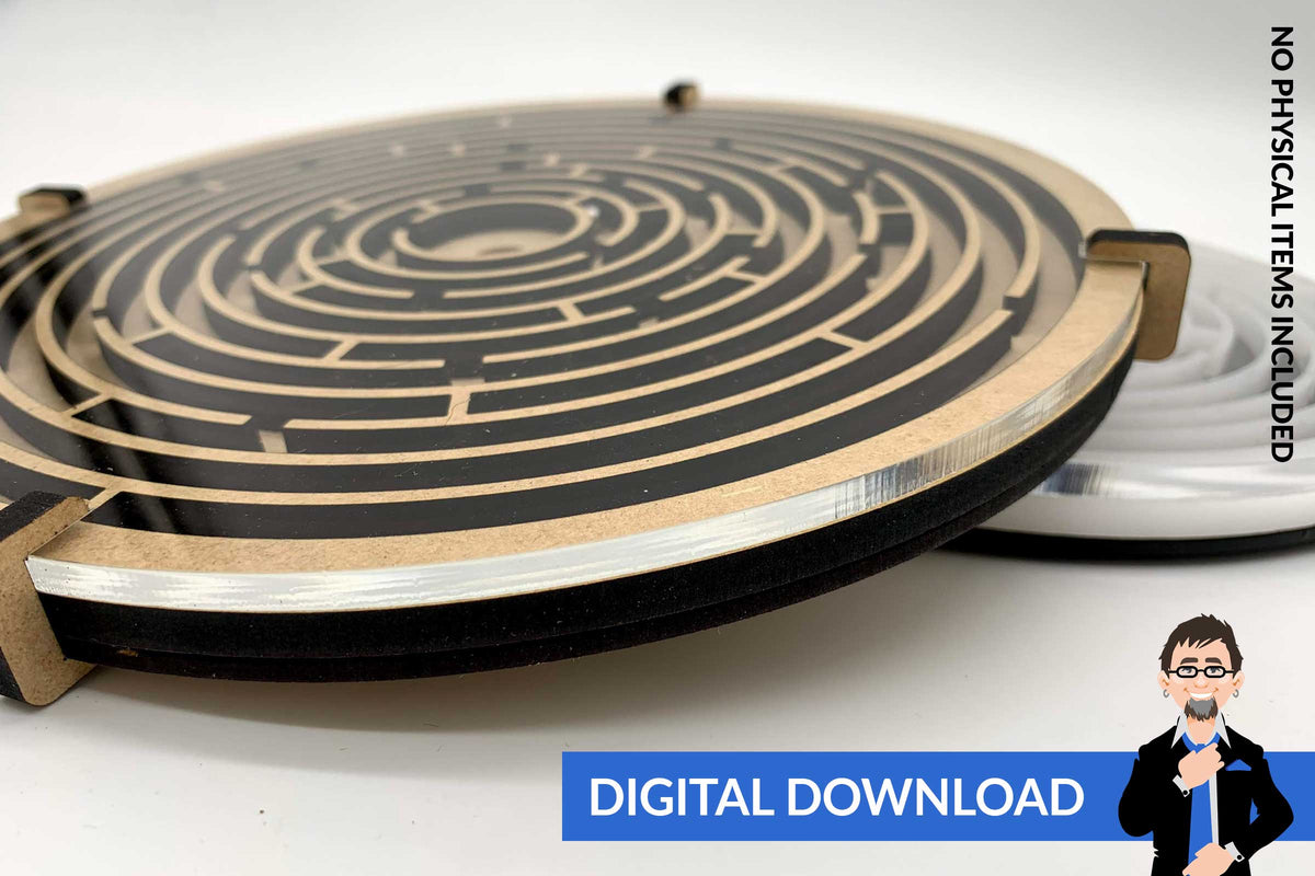 Ball Maze Game – Big Blue Laser Designs