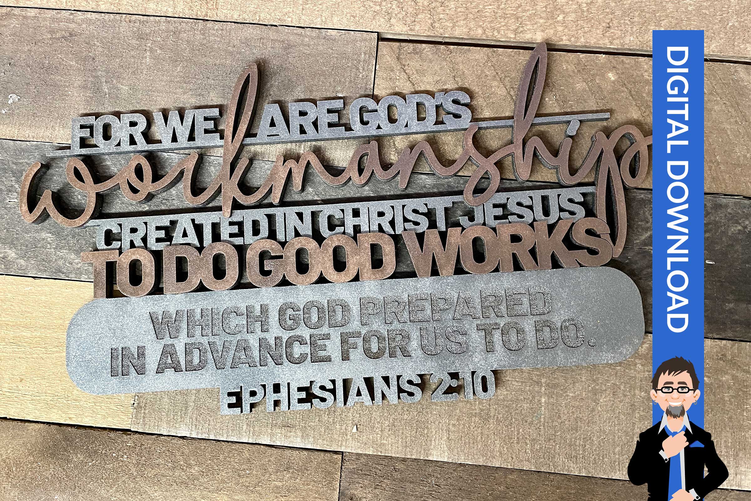 Cut Out Bible Verses (Set of 9 Designs) – Big Blue Laser Designs