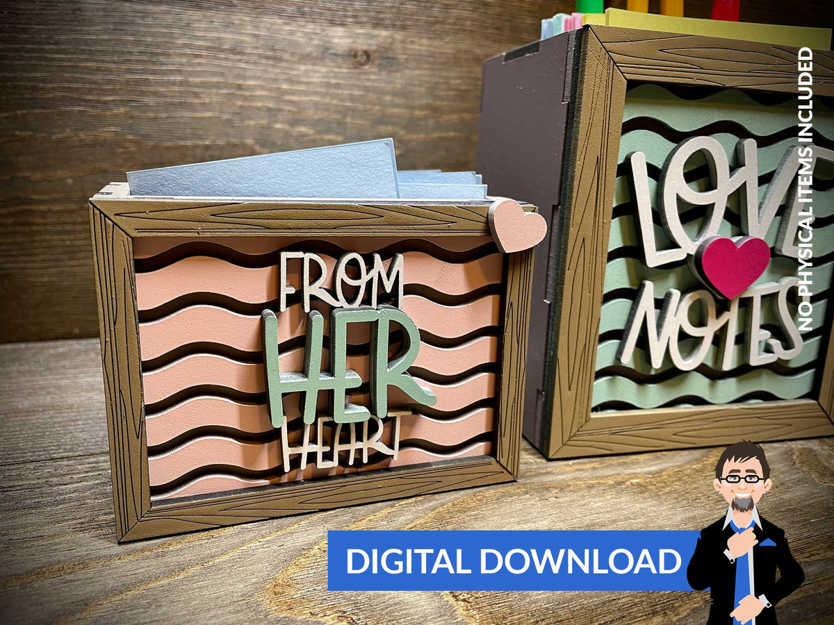 "Love Notes From Their Heart" Box Set – Big Blue Laser Designs
