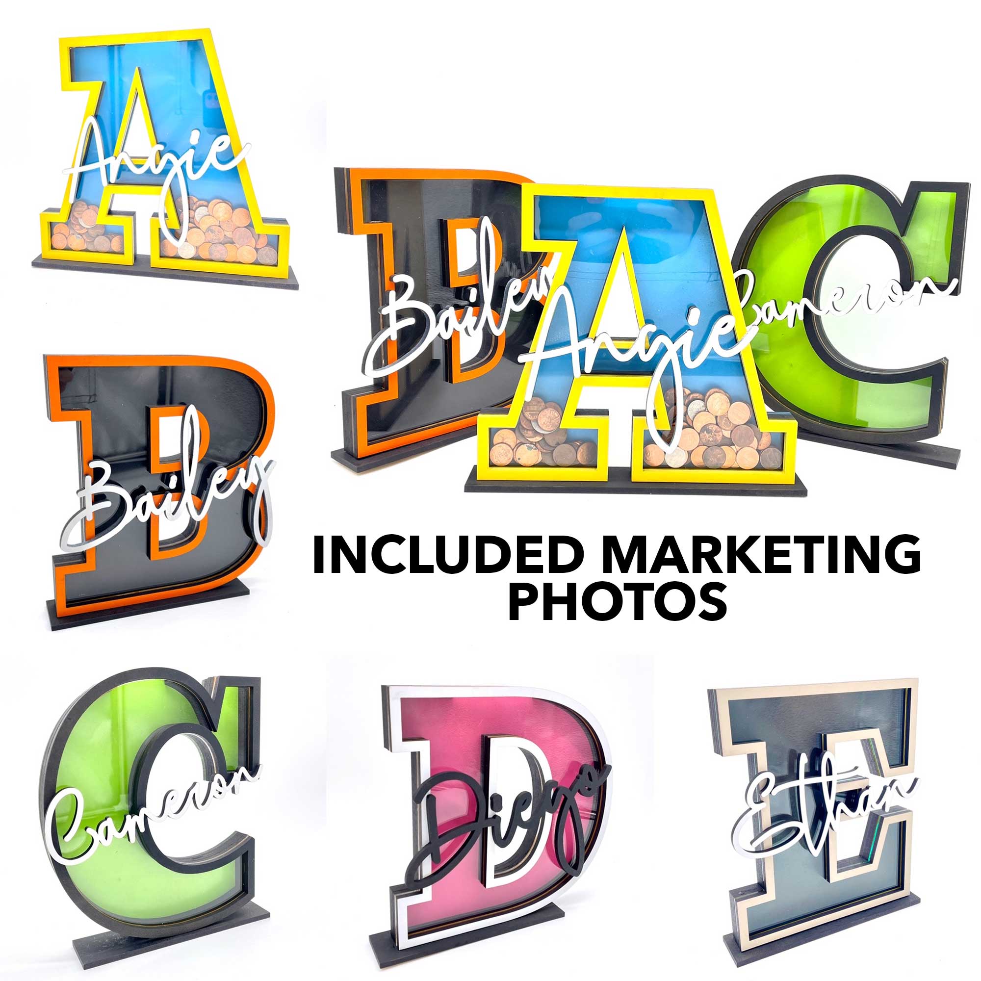 Alphabet Letter Banks – Big Blue Laser Designs