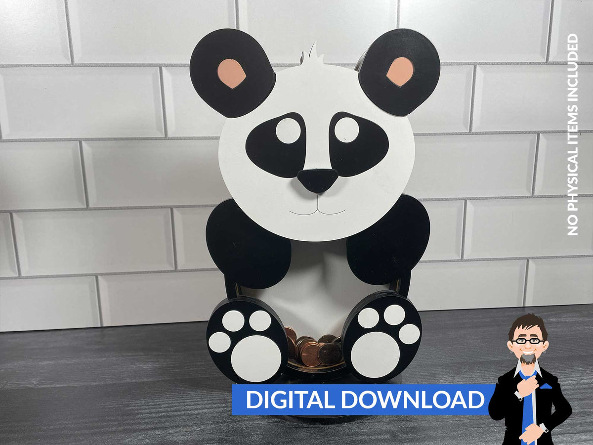 Panda Bank – Big Blue Laser Designs