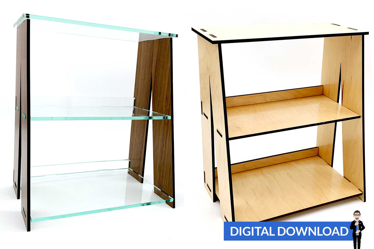 Small Display Shelf – Big Blue Laser Designs