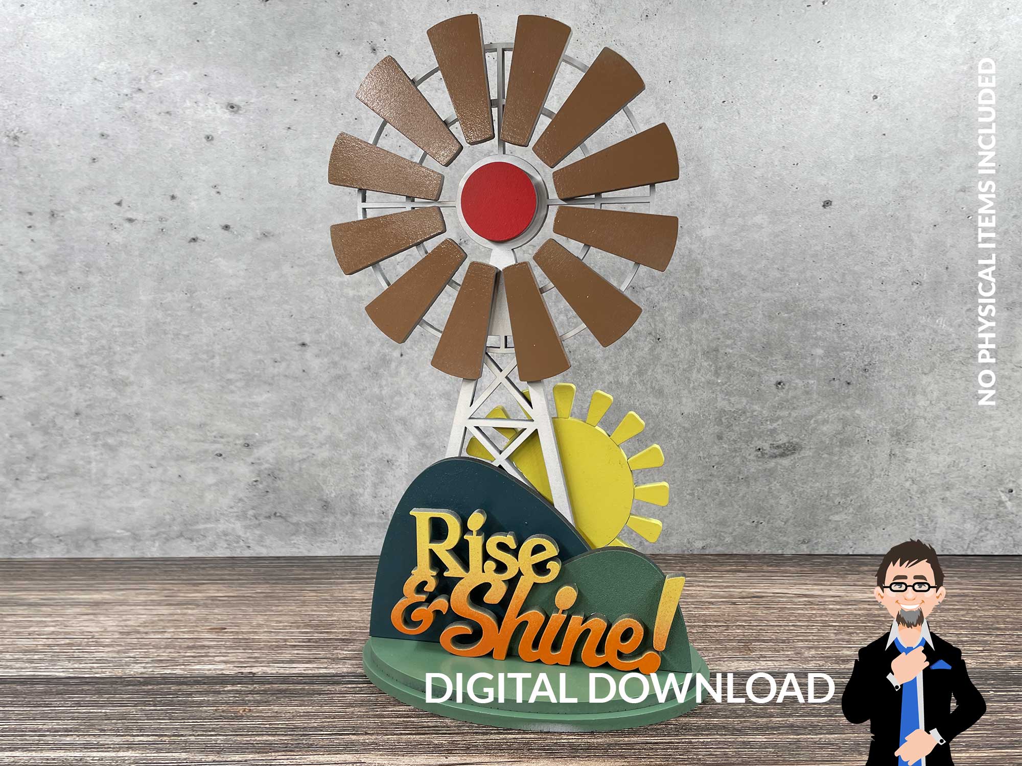 Windmill – Big Blue Laser Designs